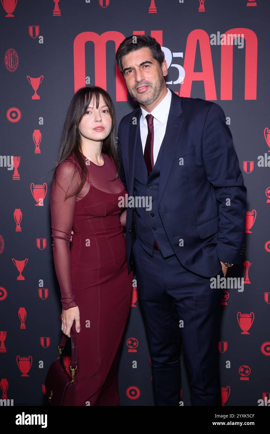 Italy. 16th Dec, 2024. Katerina Ostroushko, Paulo Fonseca Party for the 125th Anniversary of ...