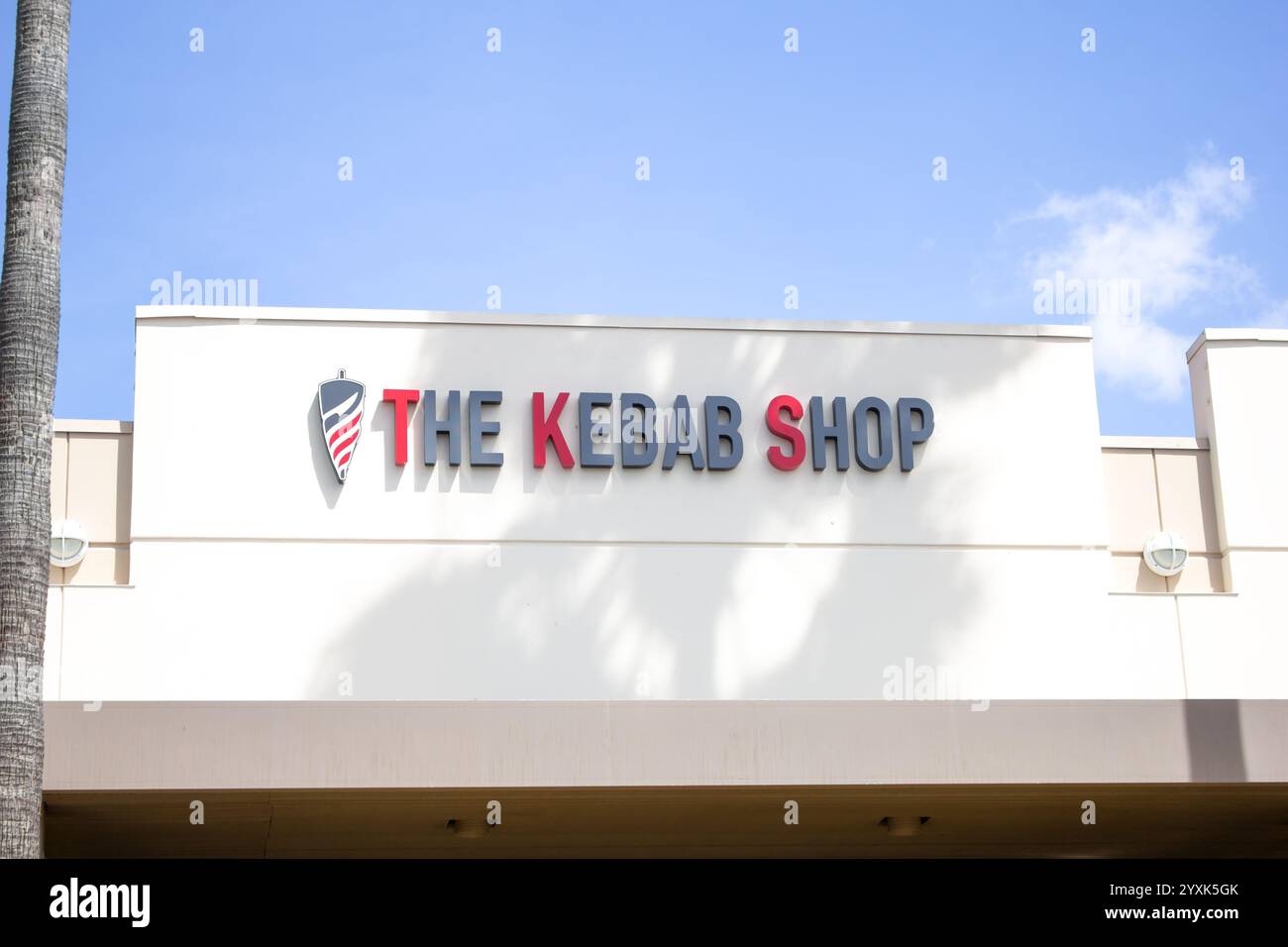 Irvine, California, United States - 03-29-2019: A view of a store front ...