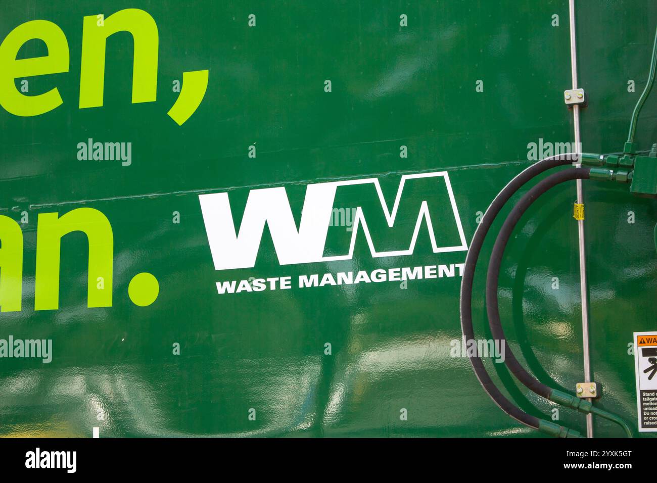 Los Angeles, California, United States - 03-29-19: A view of the Waste ...