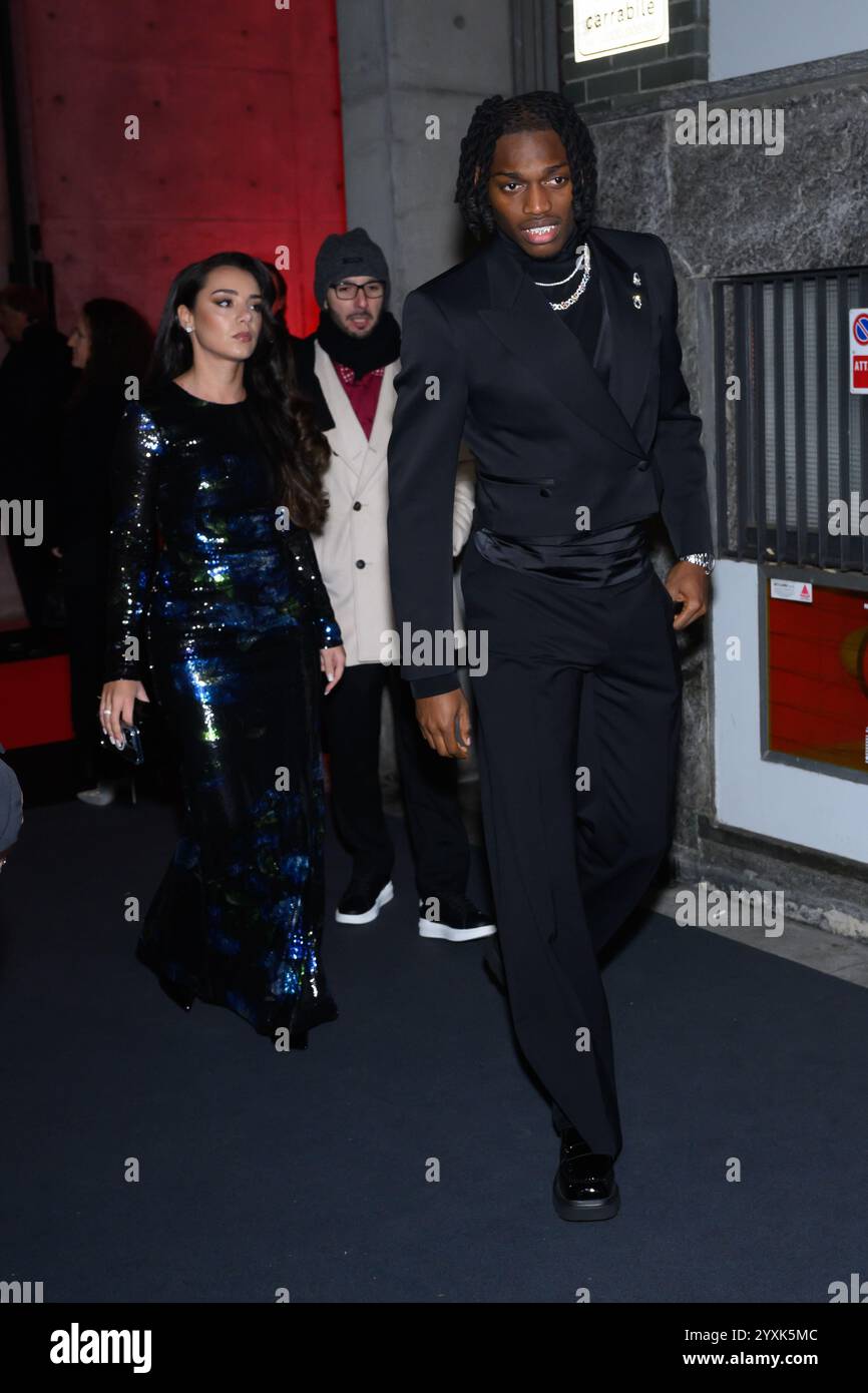 Italy. 16th Dec, 2024. Francisca Silva Grelmos, Rafael Leao Party for ...