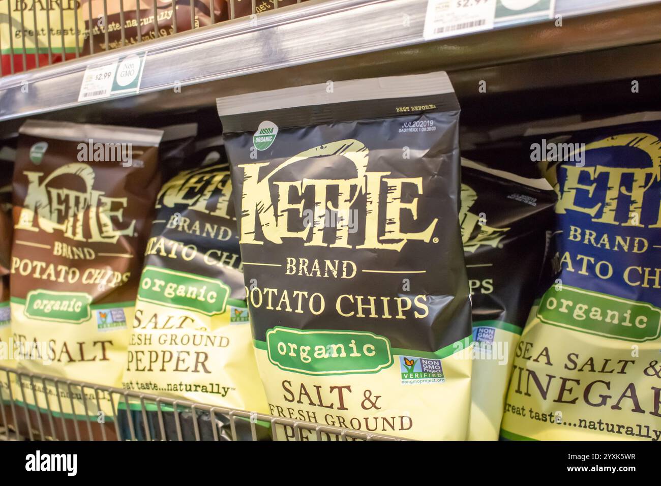 Los Angeles, California, United States - 03-29-2019: A view of several ...