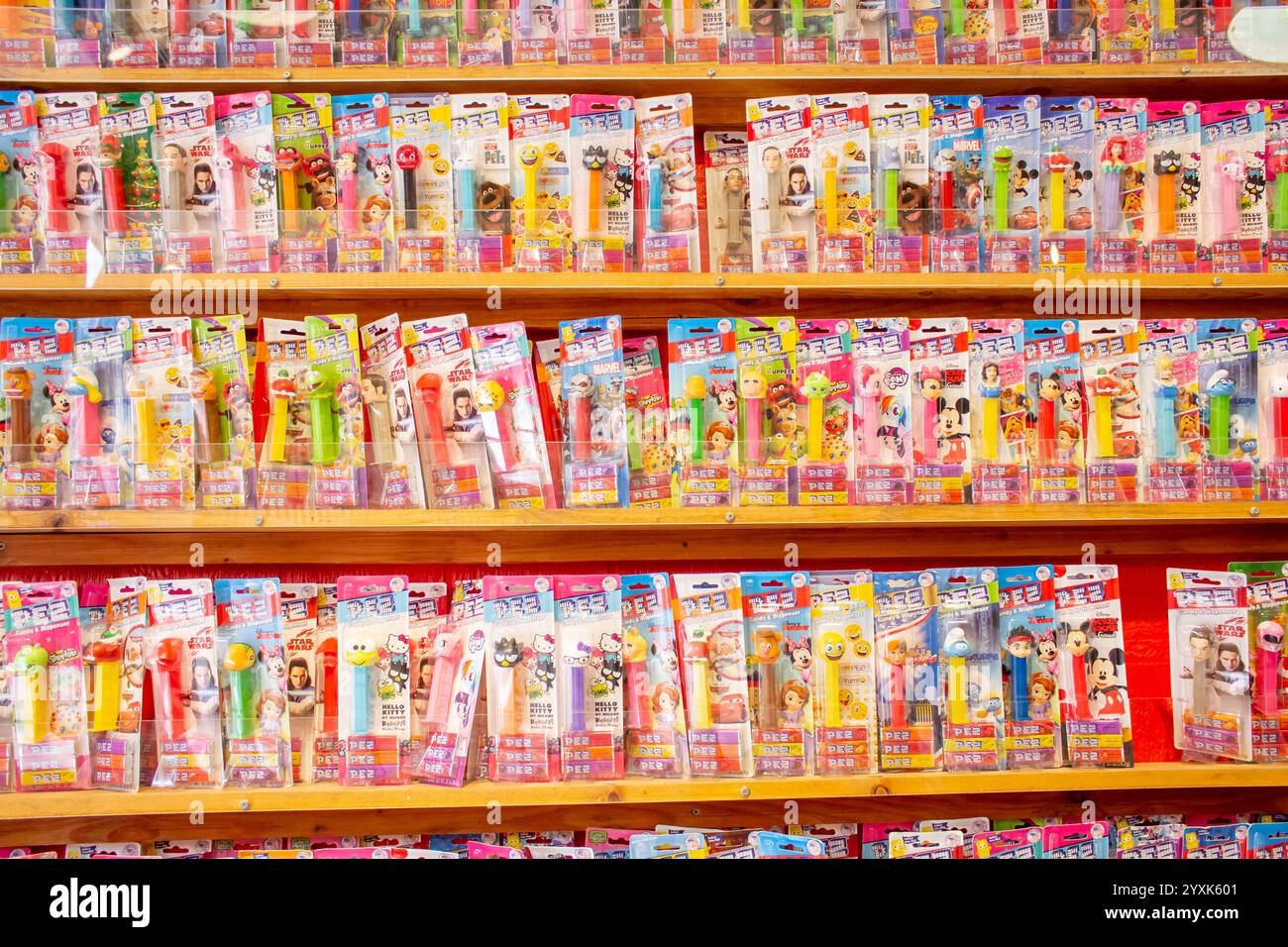 Pez candy collection hi-res stock photography and images - Alamy