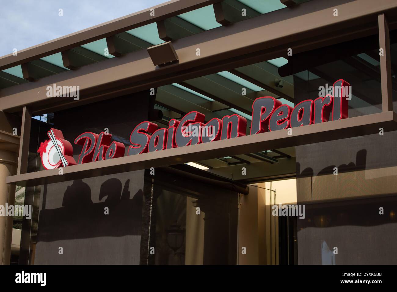 Irvine, California, United States - 03-29-2019: A view of a store front ...