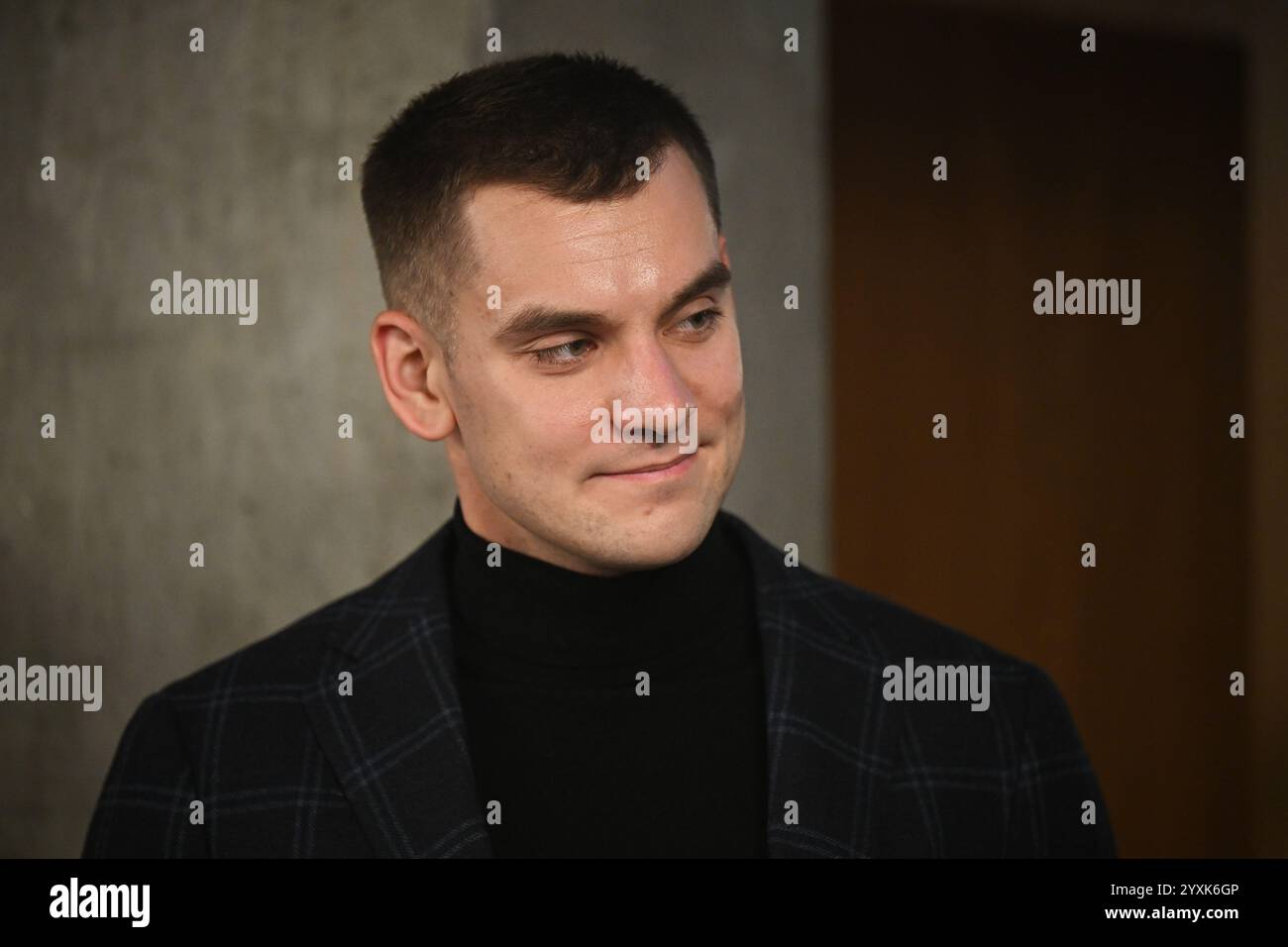 Bolt CEO Markus Villig attends a business breakfast reception with ...