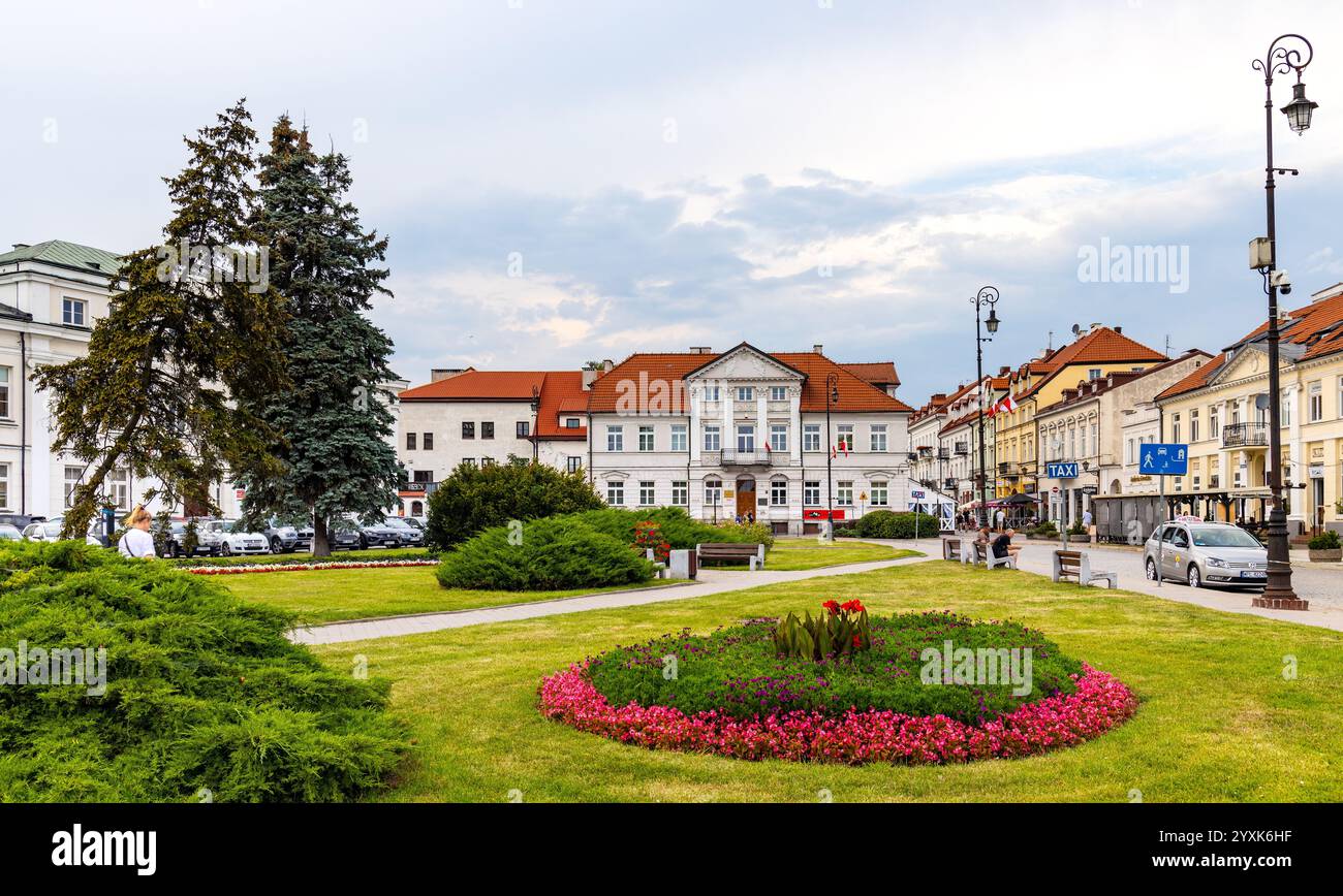 Plock, Poland - August 17, 2024: Historic Town Hall palace at Old Town ...