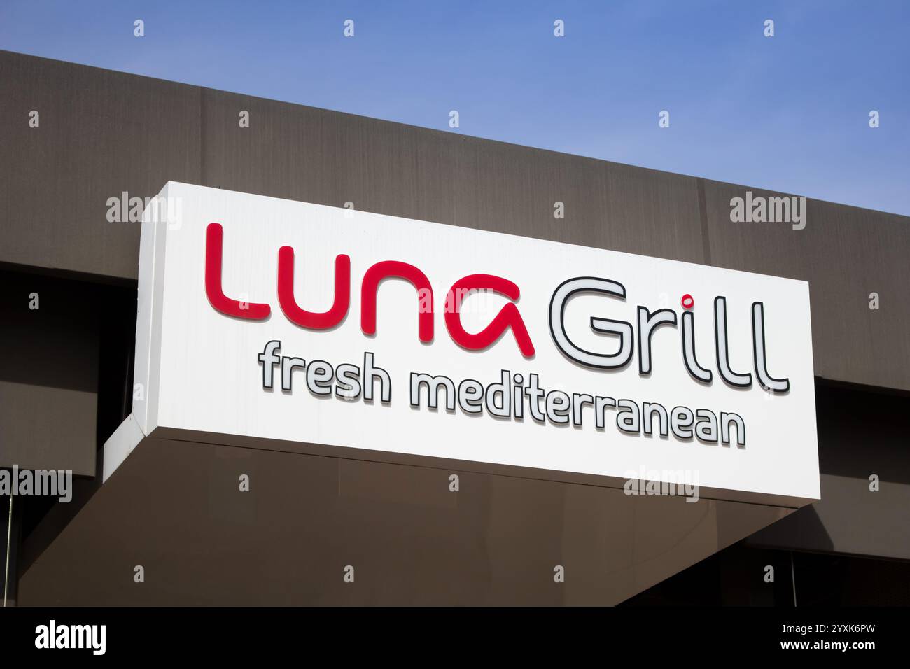 Irvine, California, United States - 03-29-2019: A view of a store front ...