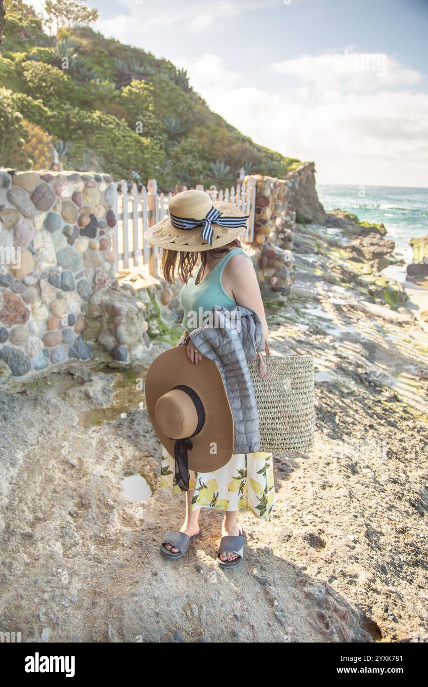 Back view lady near hi-res stock photography and images - Alamy