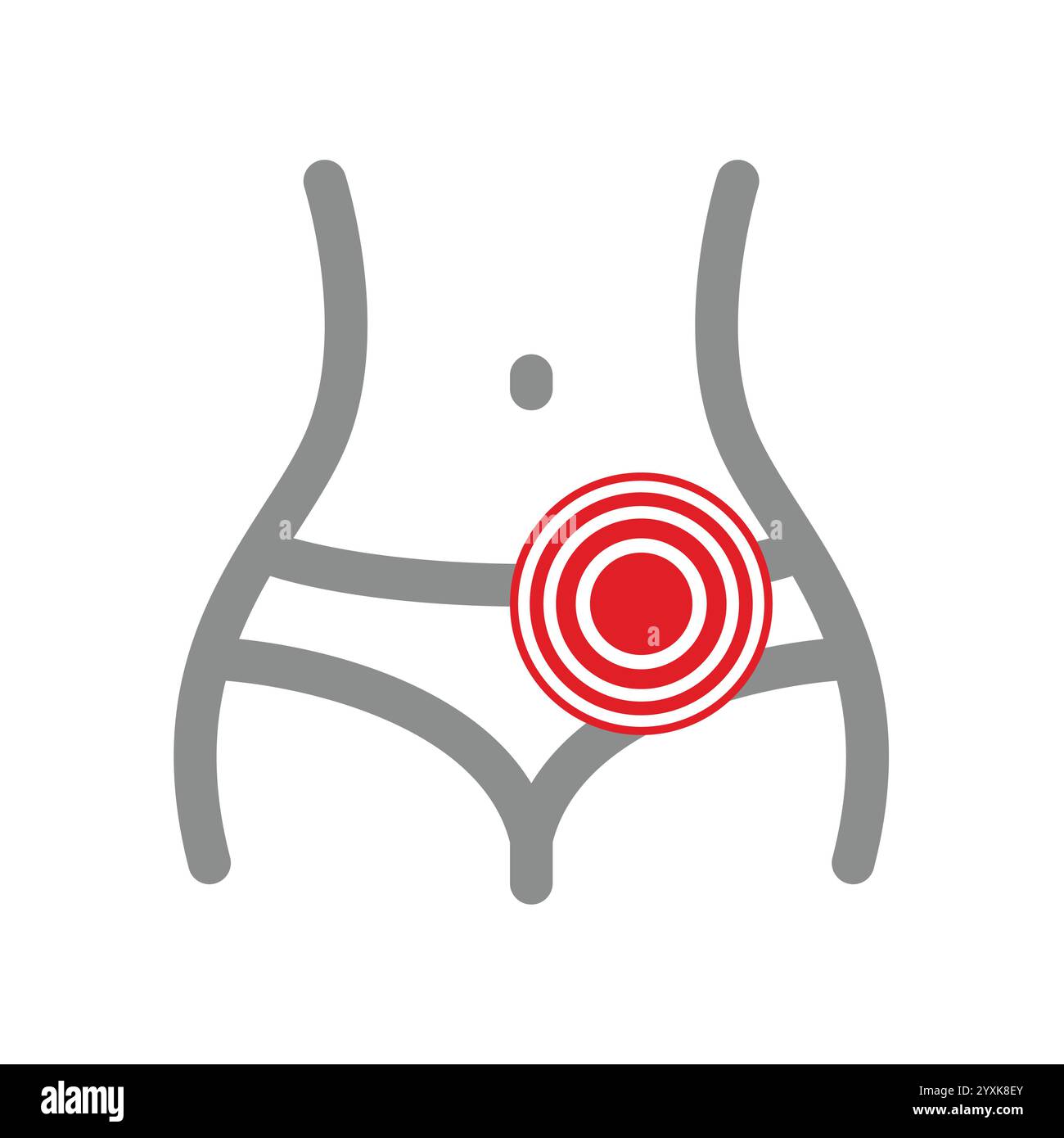 Ovarian pain vector hi-res stock photography and images - Alamy