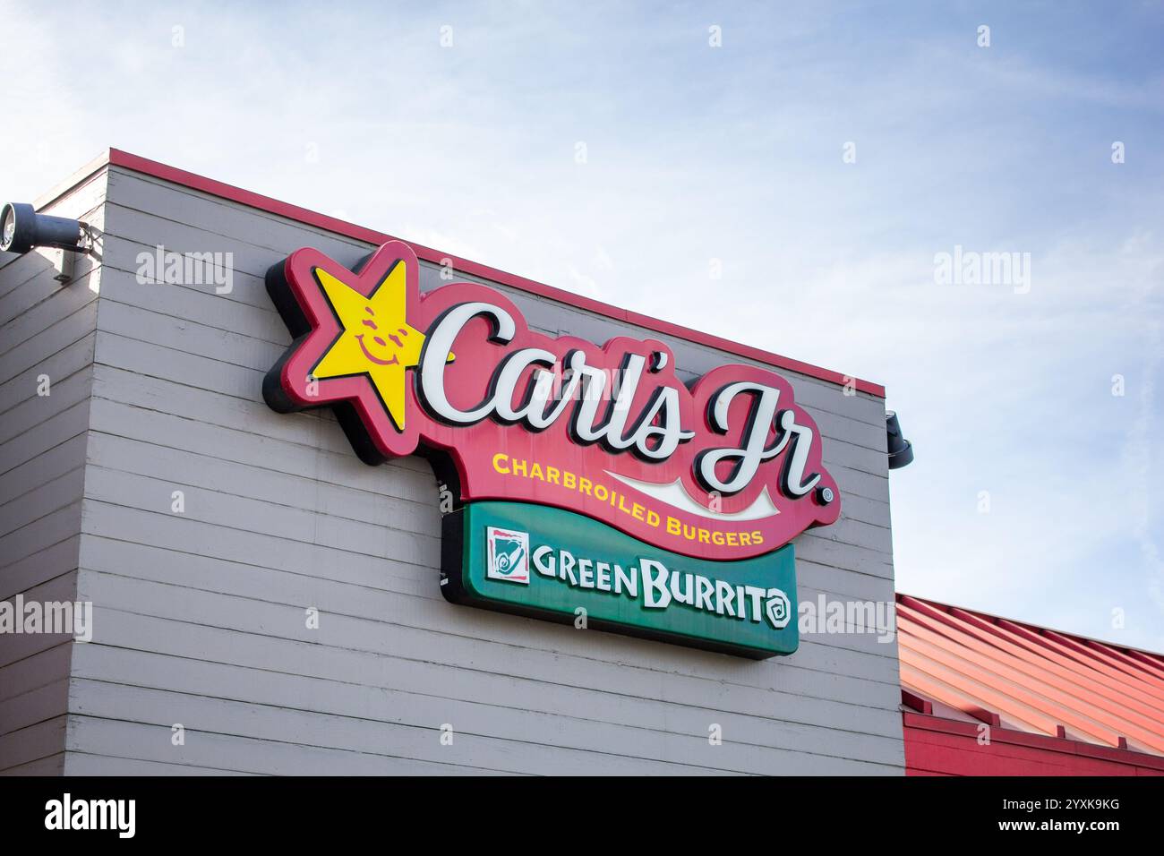 Los Angeles, California, United States - 04-03-2019: A store front sign ...