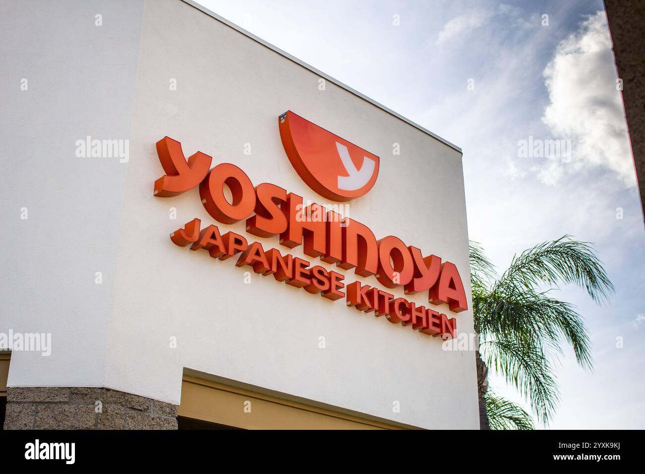 Orange, California, United States - 04-03-2019: A view of a store front ...