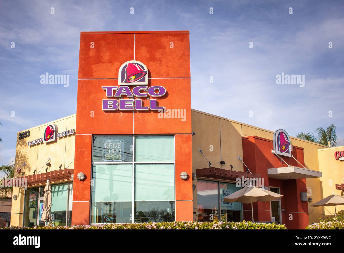 Orange, California, United States - 04-03-2019: A view of a store front ...