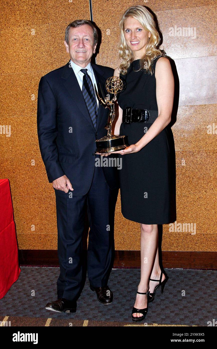 New York, NY, USA. 1 October, 2012. Brian Ross, Anna Schecter at the ...