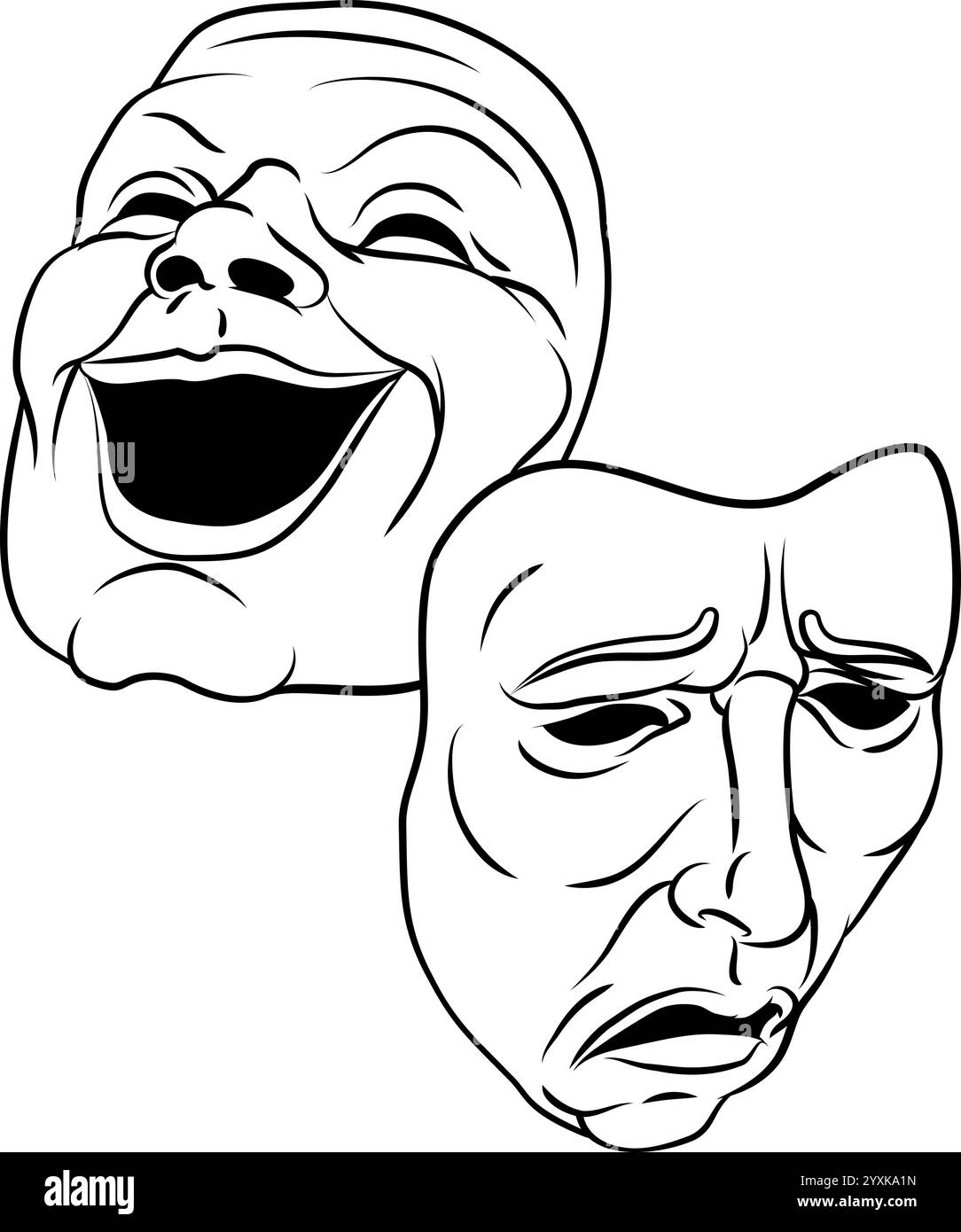 Comedy tradegy masks hi-res stock photography and images - Alamy