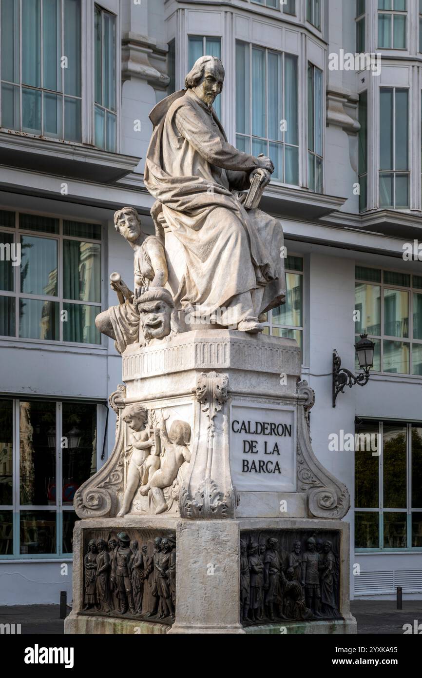 Monument to Spanish writer Pedro Calderon de la Barca, Plaza de Santa ...