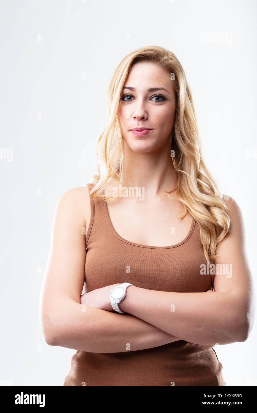 Concealed smile hi-res stock photography and images - Alamy