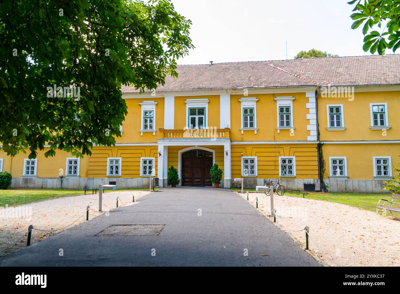 Building of the Babolna National Stud in Hungary Stock Photo - Alamy