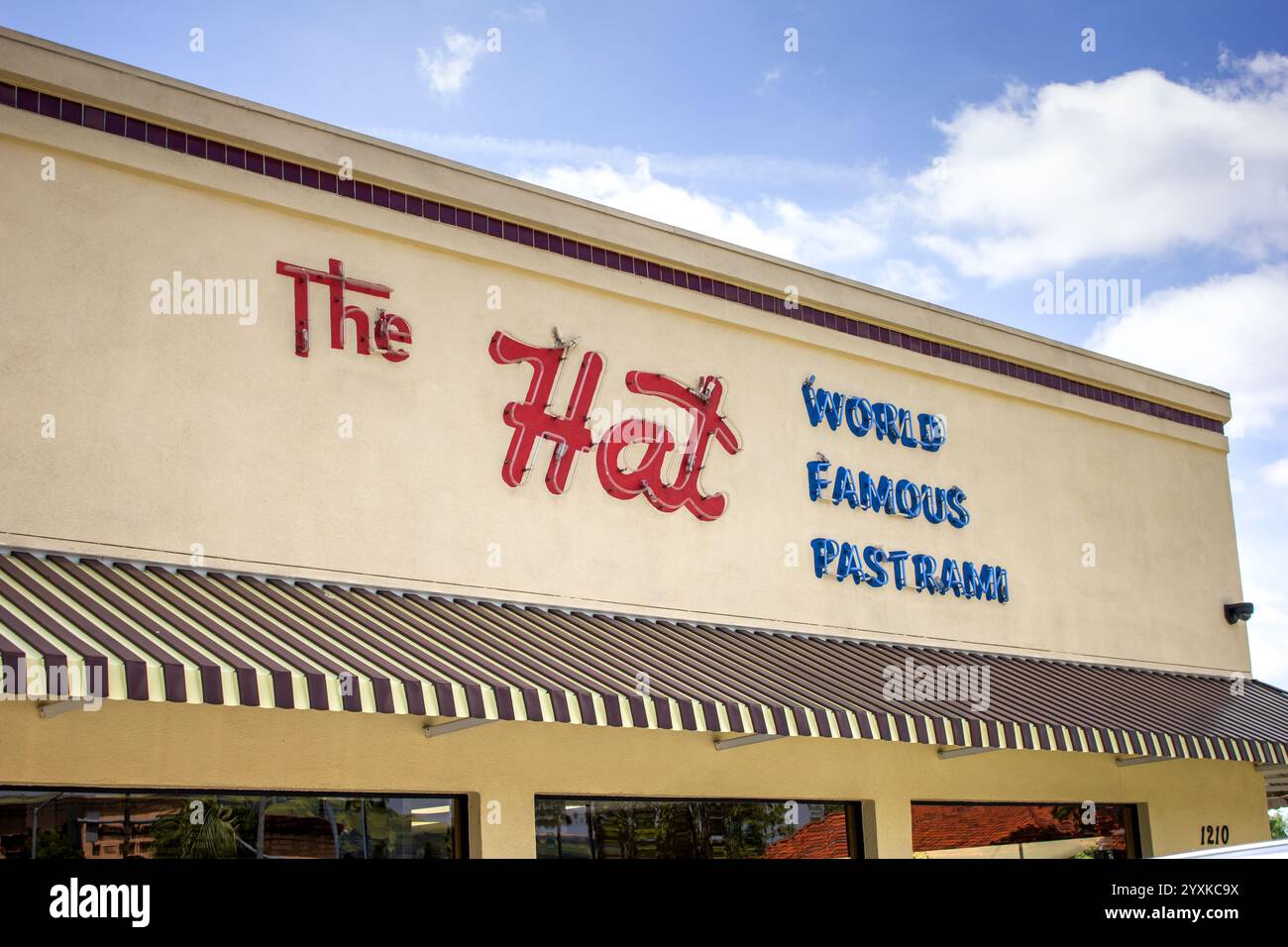 Brea, California, United States - 04-06-2019: A view of a store front ...