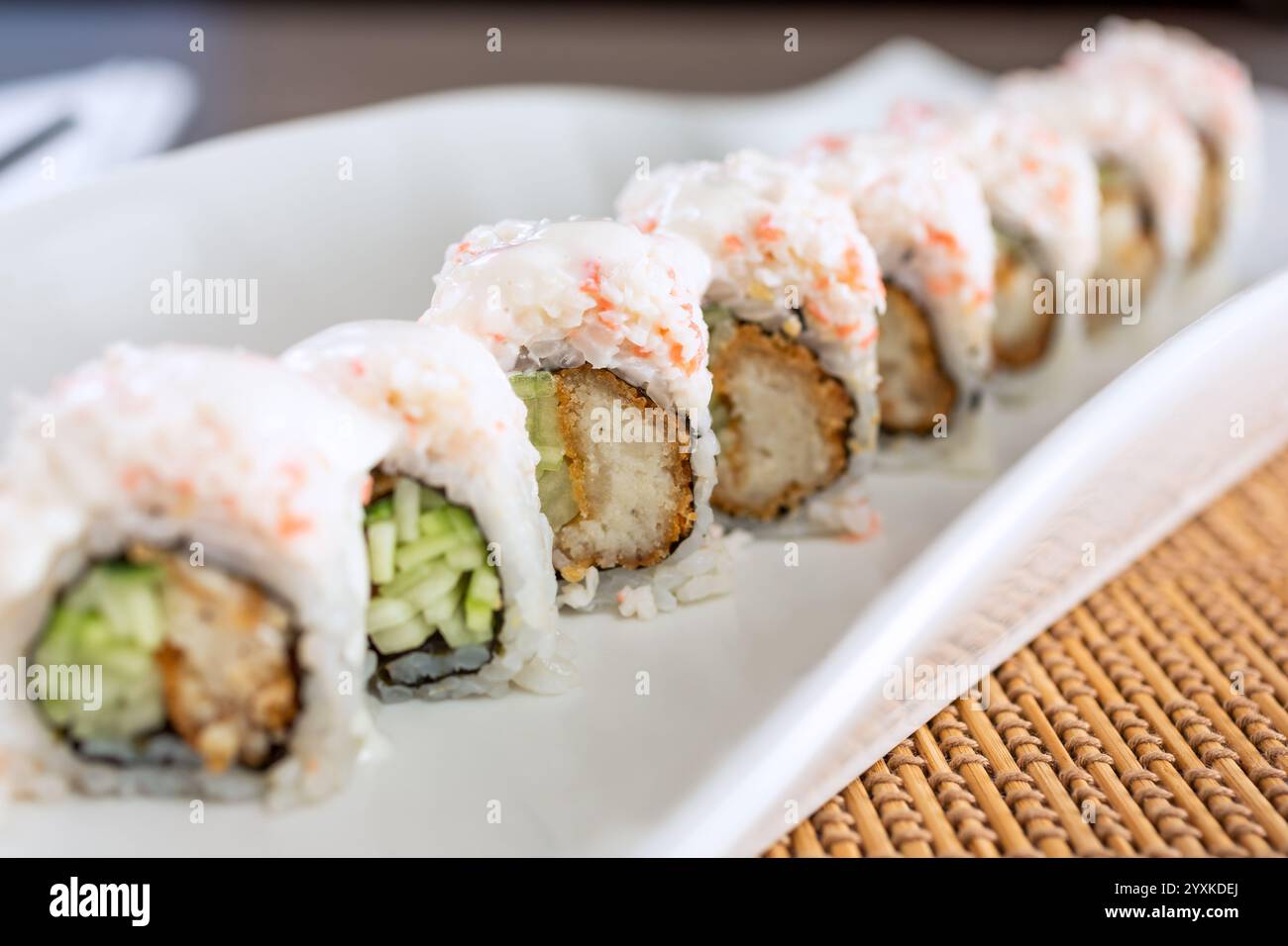 A view of a snow mountain roll Stock Photo - Alamy