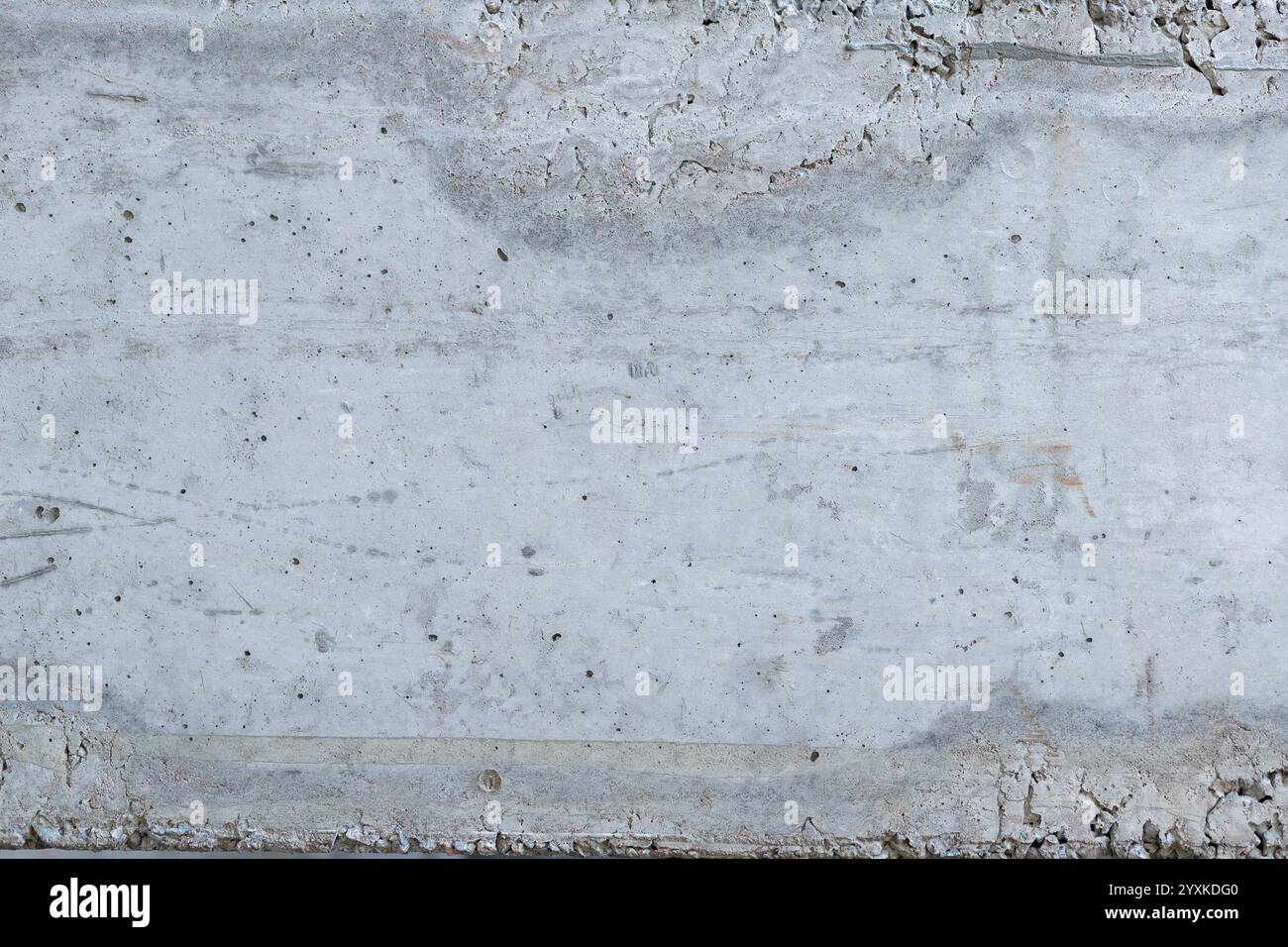 Concrete texture on a reinforced concrete structure after removing the ...