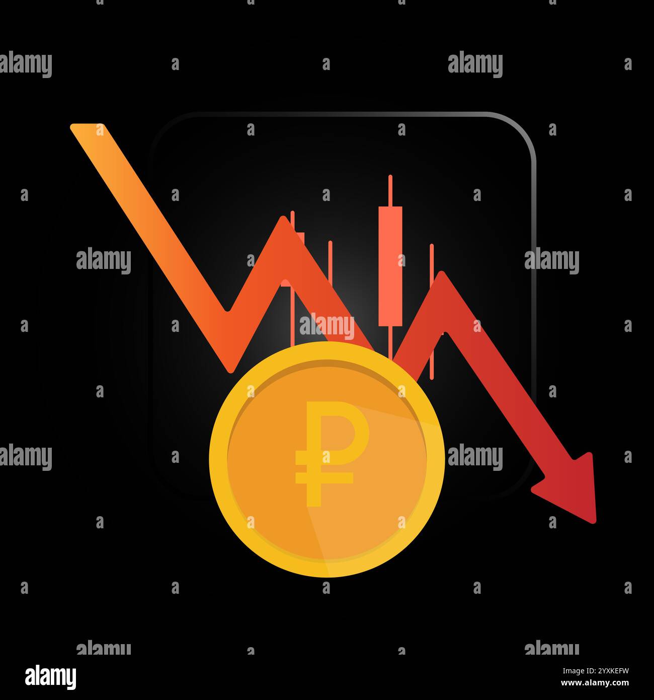 Russian ruble red downfall crisis of economy. Russian economy and ...