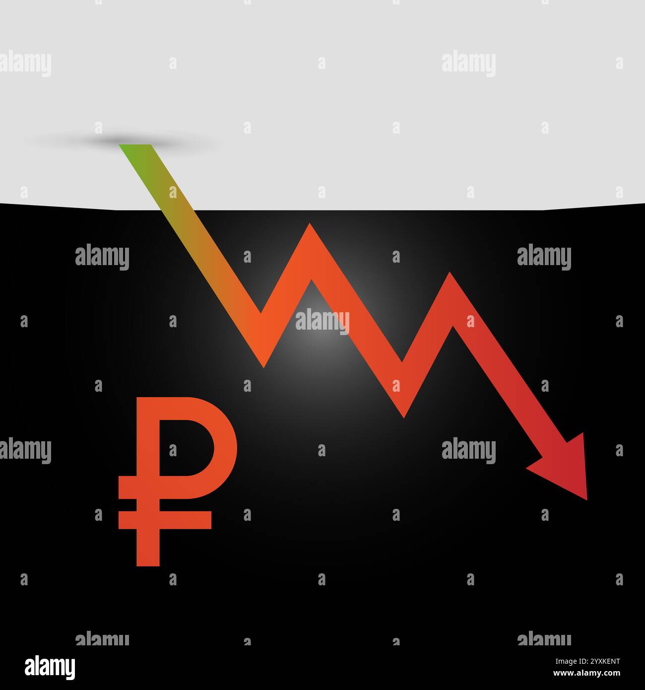 Russian ruble red downfall crisis of economy. Russian economy and ...