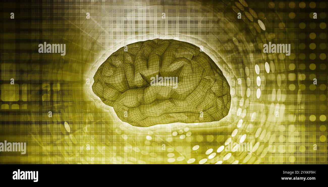 Brain Function and Human Intellect as a Mind Concept Stock Photo - Alamy