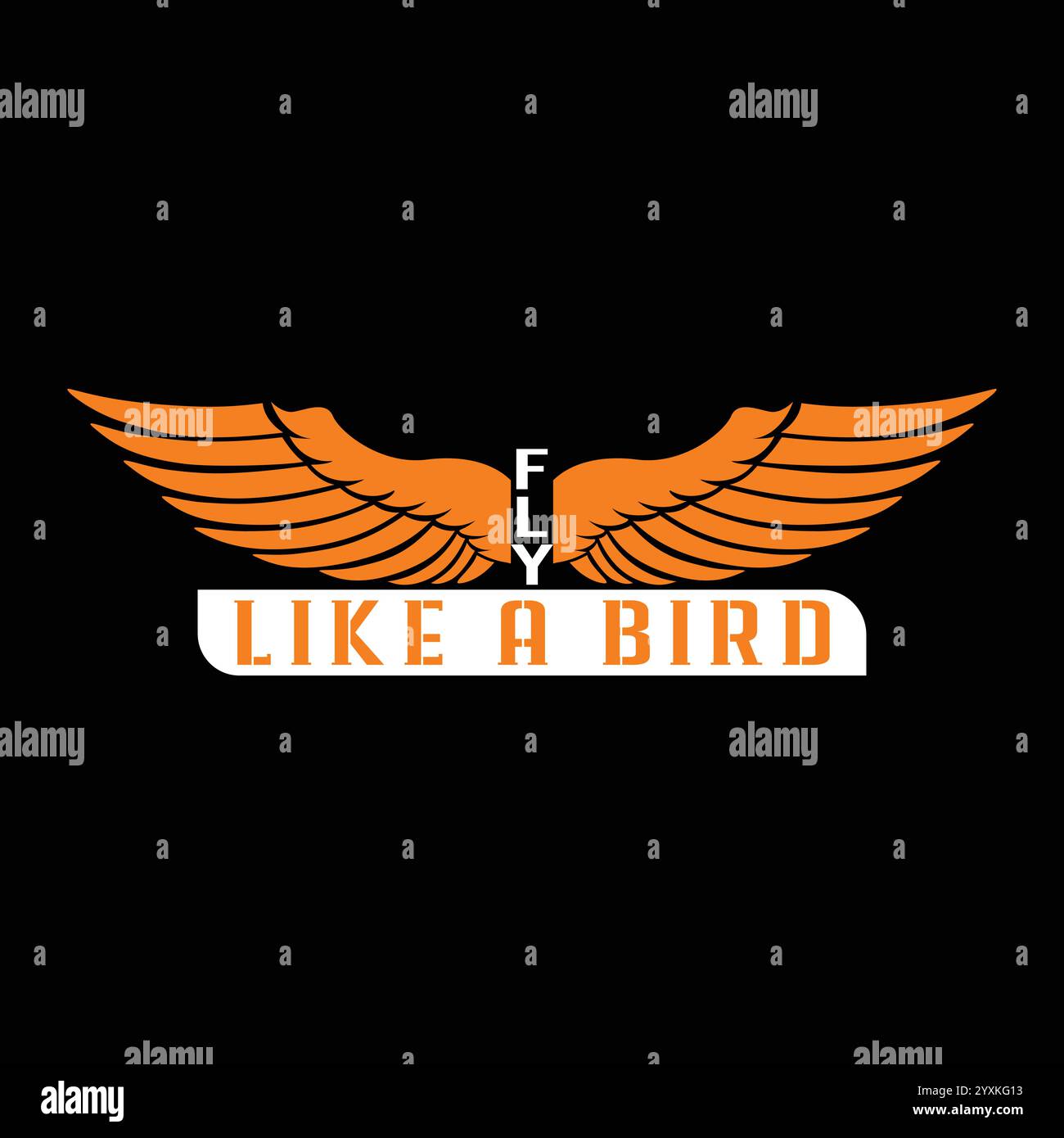 Bird typography hi-res stock photography and images - Alamy