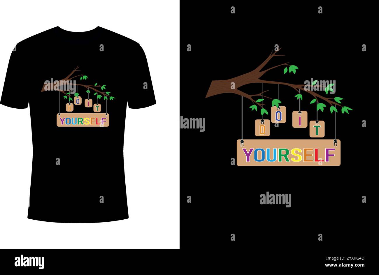 Do it yourself fashion Stock Vector Images - Alamy