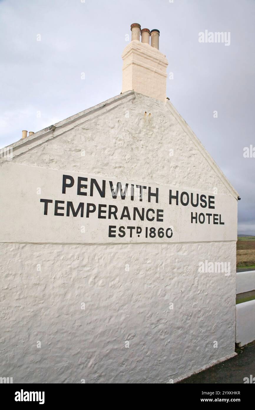 penwith house temperance hotel at lands end Cornwall Stock Photo - Alamy