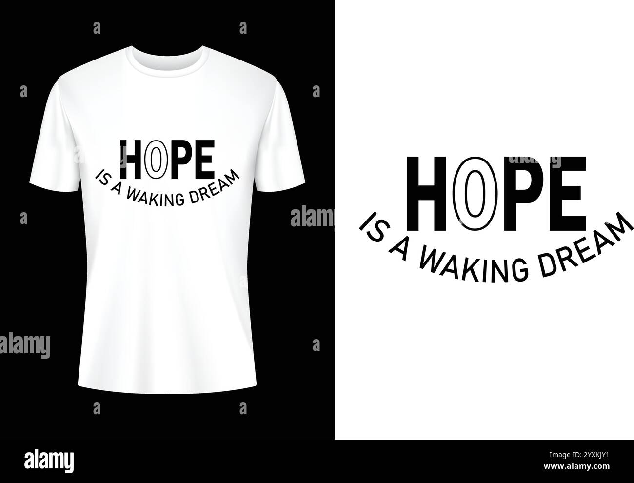 Hope Is A Waking Dream Typography Design Stock Vector Image & Art - Alamy