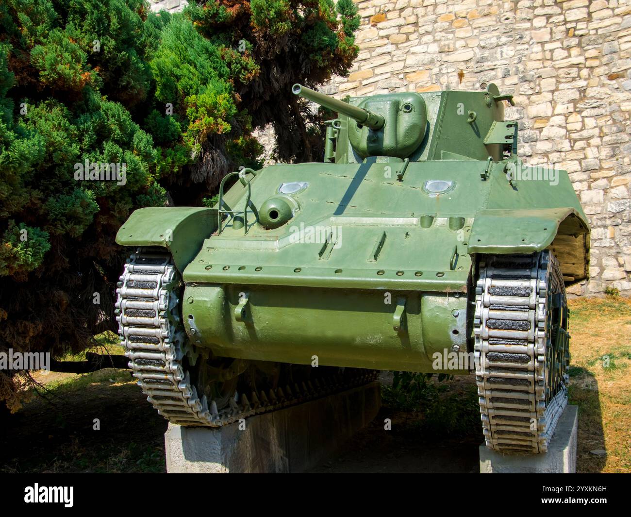 M5A1 Stuart V USA light tank in the Kalemegdan, the fortress of ...