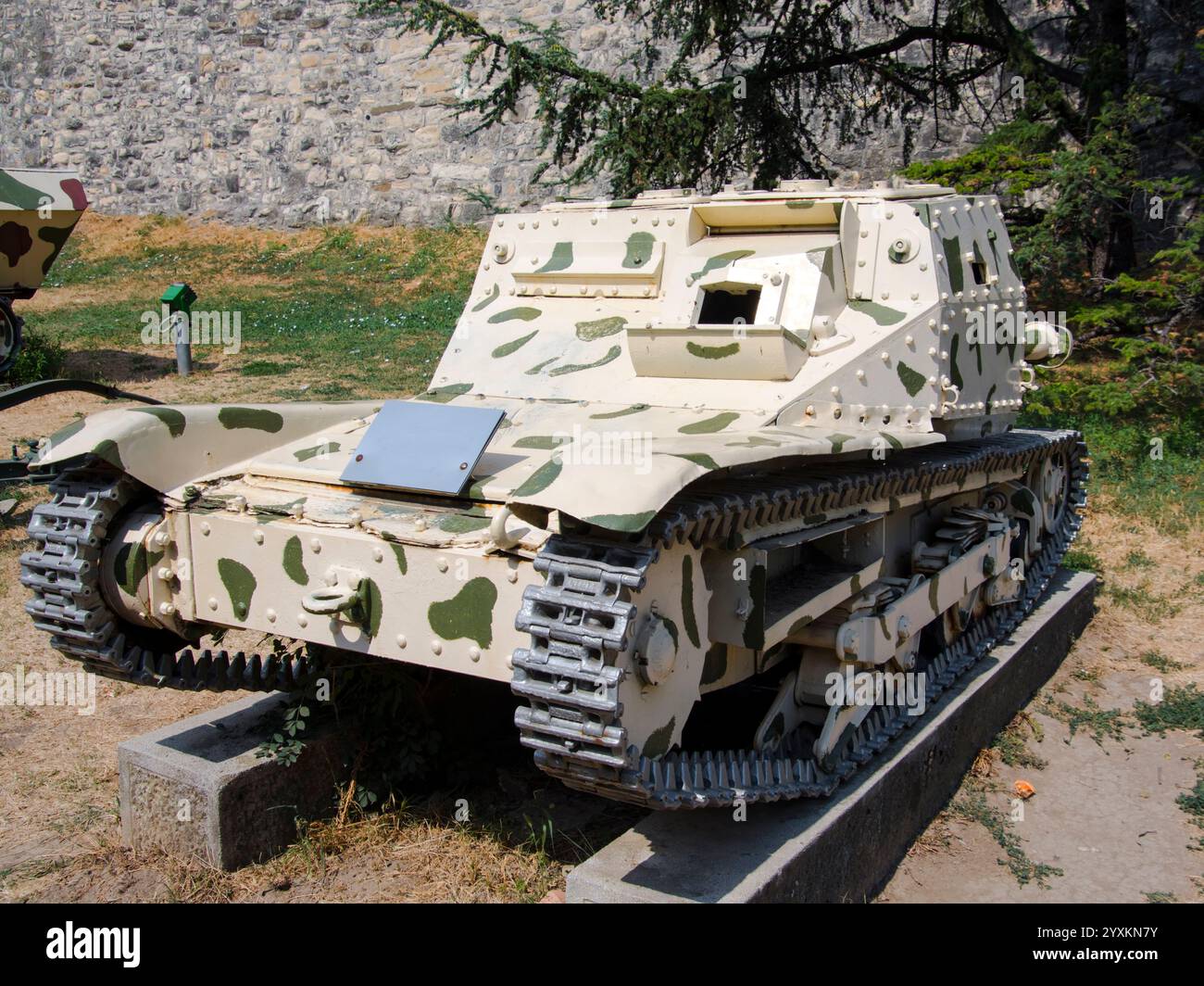 Carro Veloce L3 35s Italian armored car in the Kalemegdan, the fortress ...