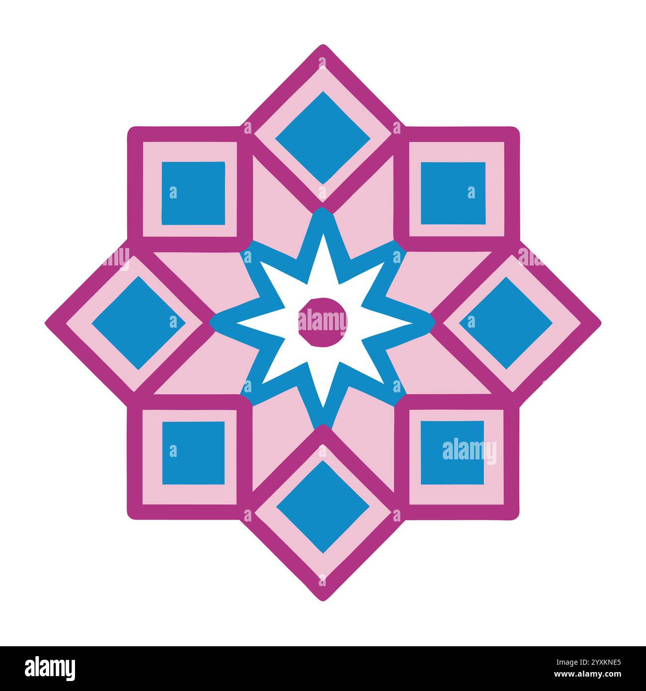 Beautiful Islamic Geometric Pattern - Elegant Arabic Star Design for ...