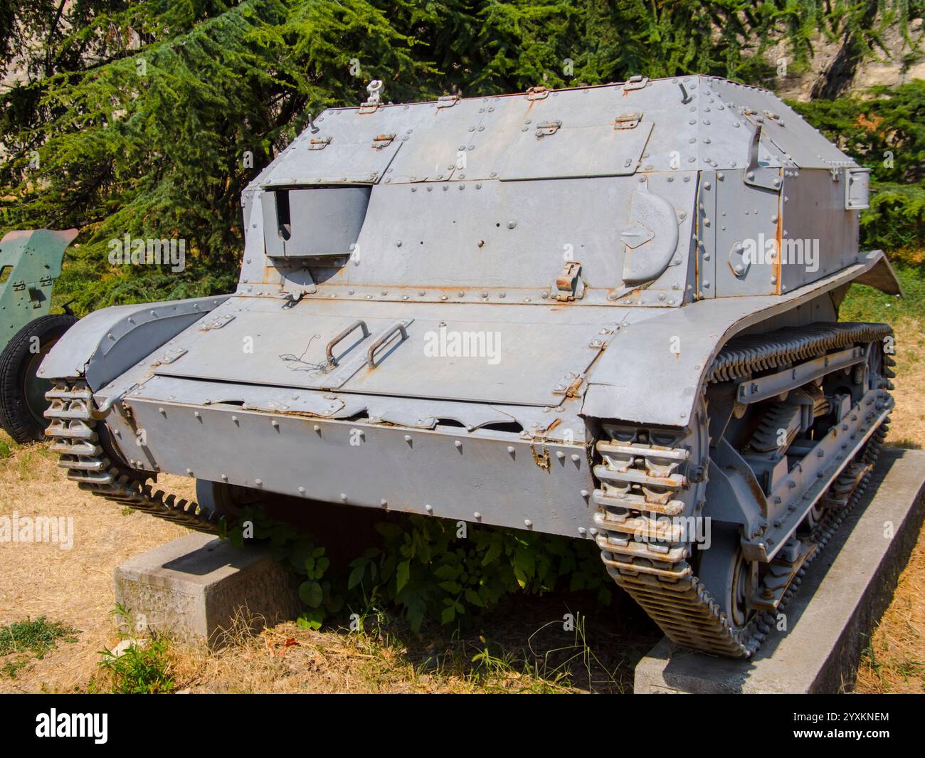 Polish Tankette TKF light tank in the Kalemegdan, the fortress of ...