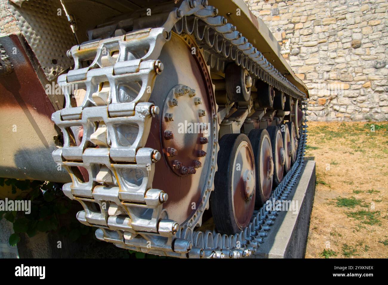 Panzerkampfwagen II AUSF C German light tank in the Kalemegdan, the ...