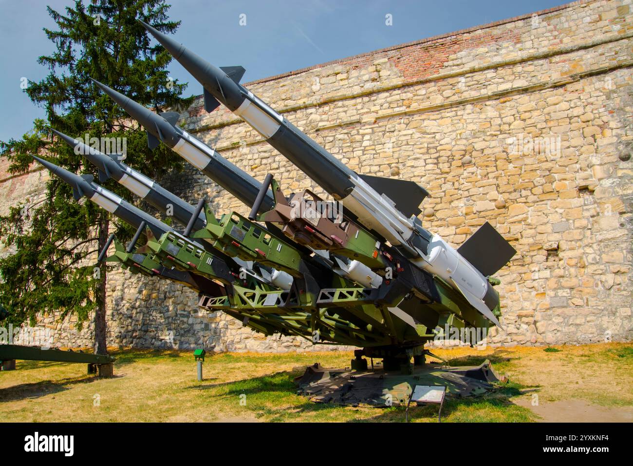 SAM-3, SA-3 GOA anti-aircraft missile in the Kalemegdan, the fortress ...