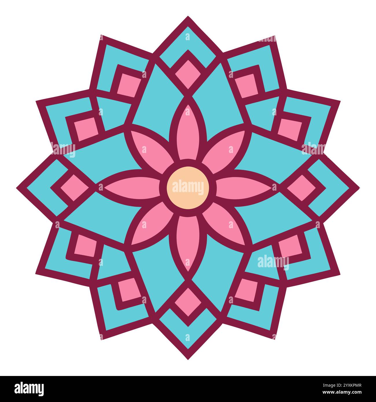 Beautiful Islamic Geometric Pattern - Elegant Arabic Star Design for ...