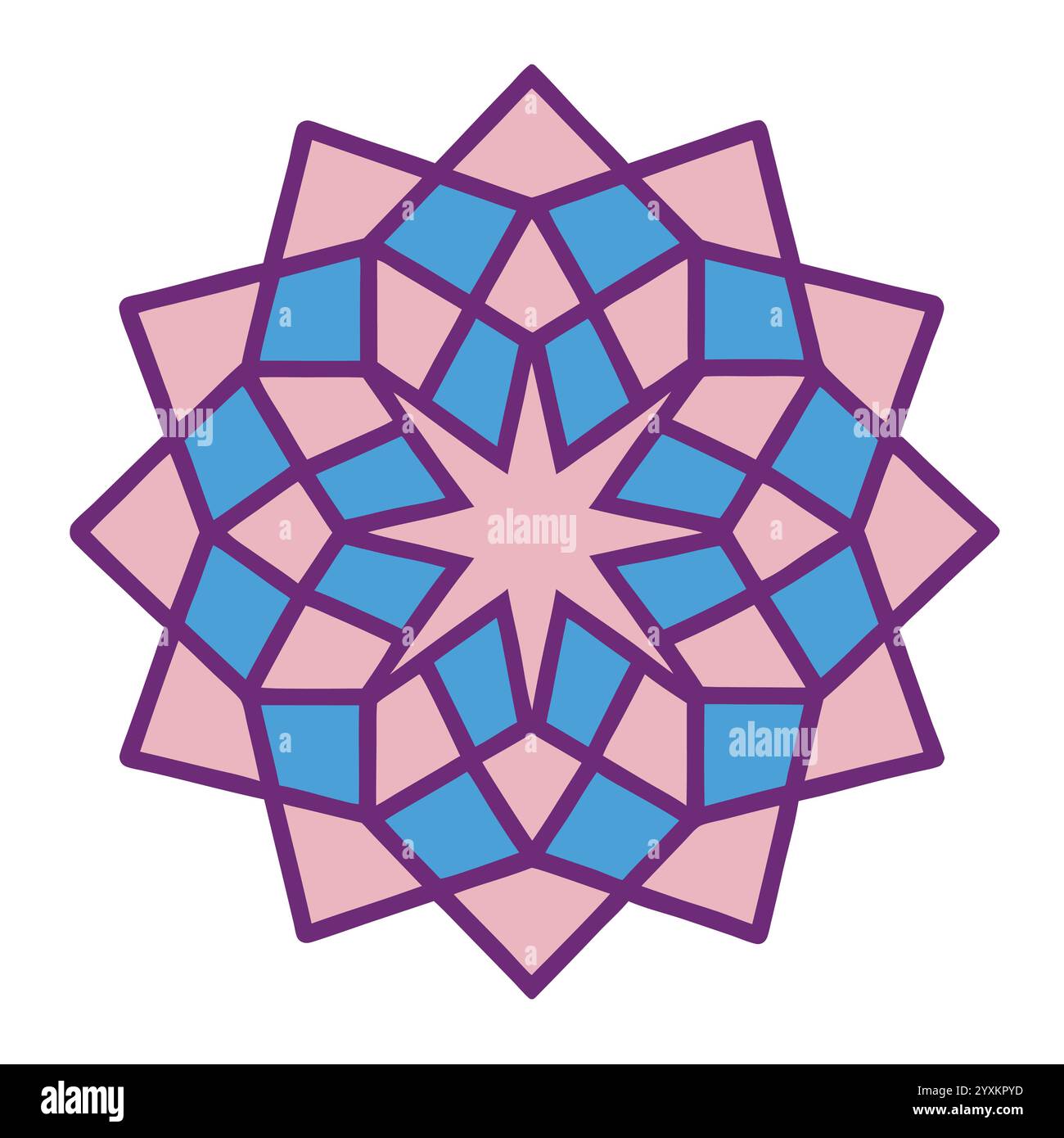 Beautiful Islamic Geometric Pattern - Elegant Arabic Star Design for ...
