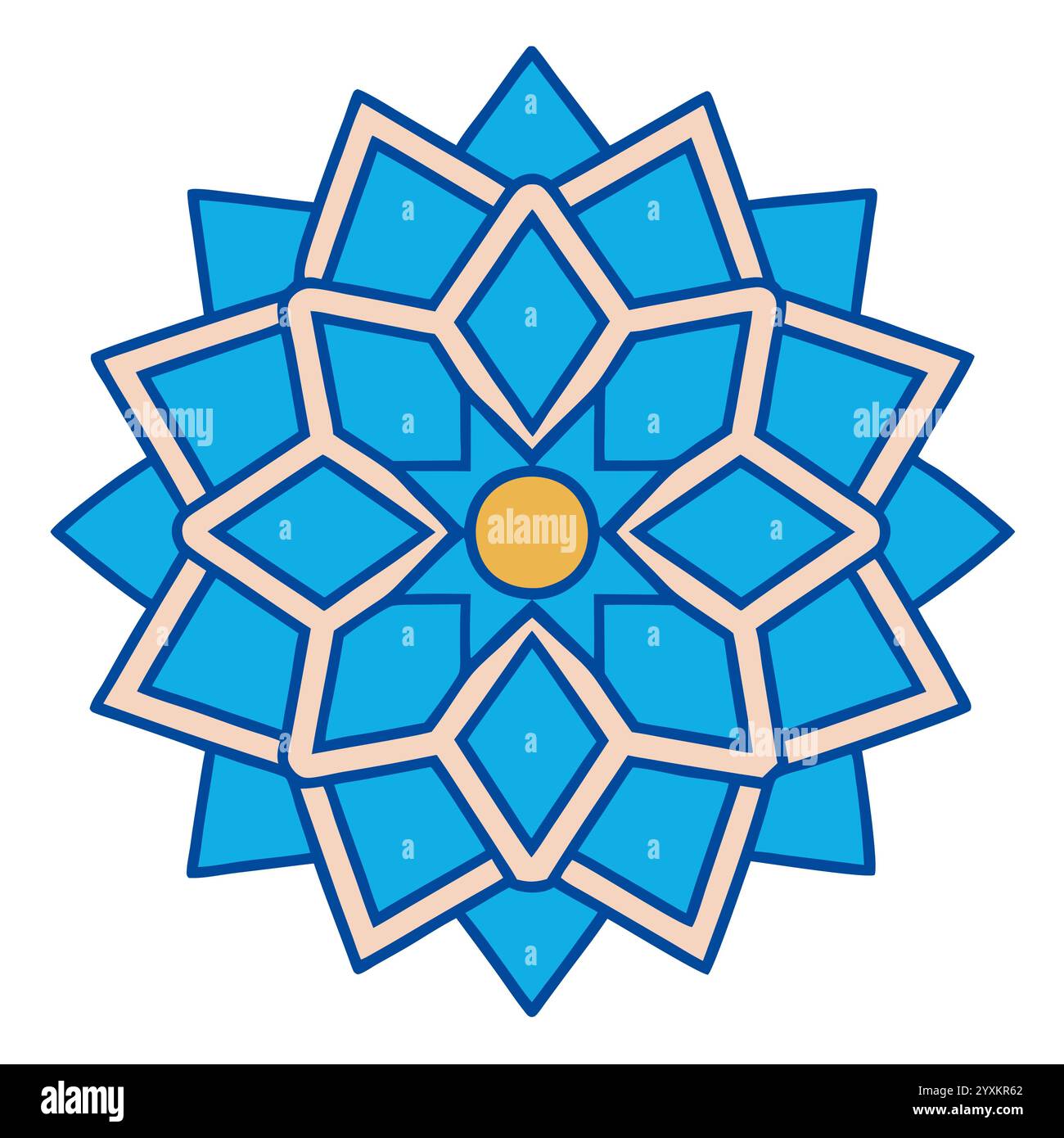 Beautiful Islamic Geometric Pattern - Elegant Arabic Star Design for ...