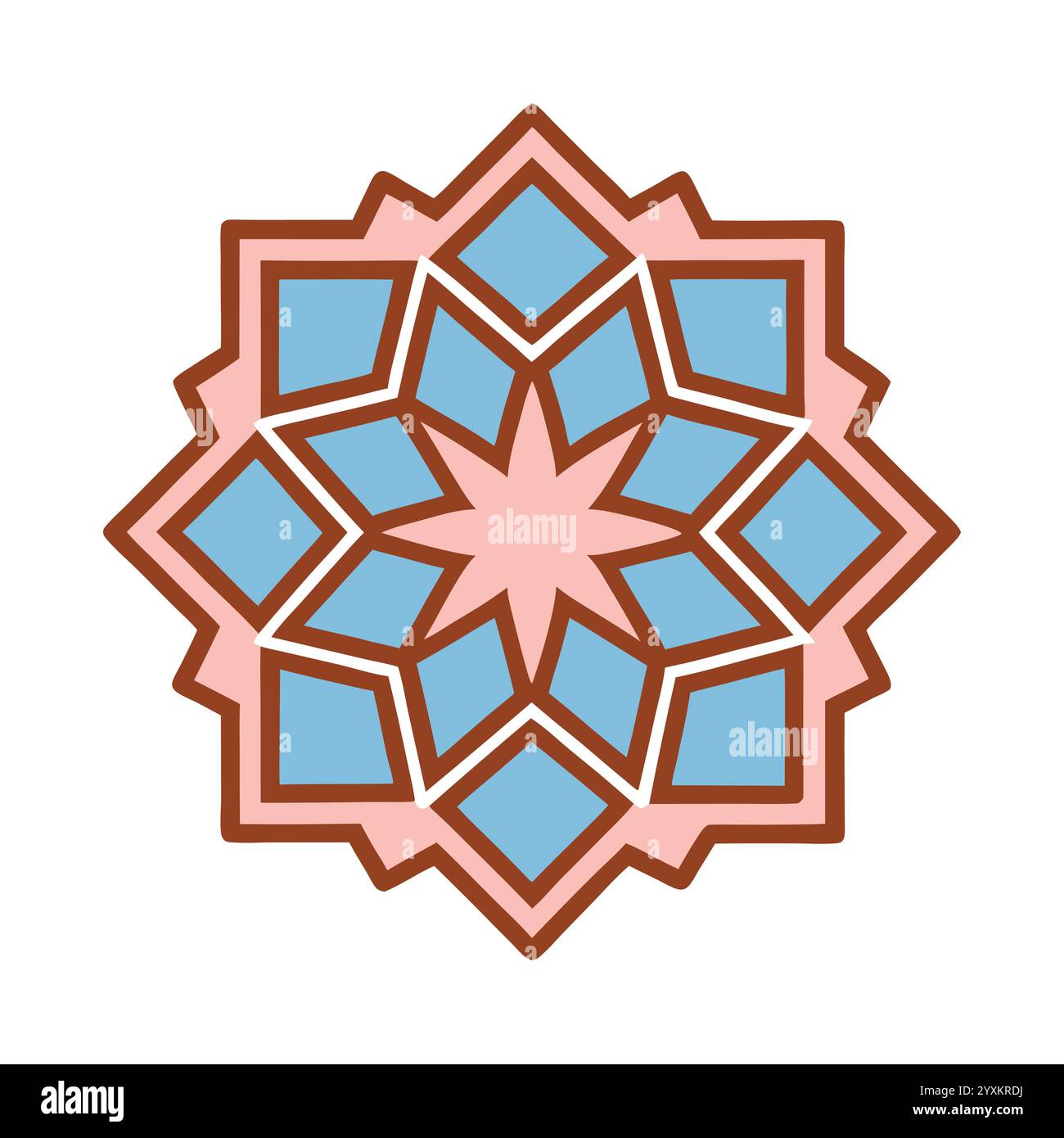 Beautiful Islamic Geometric Pattern - Elegant Arabic Star Design for ...