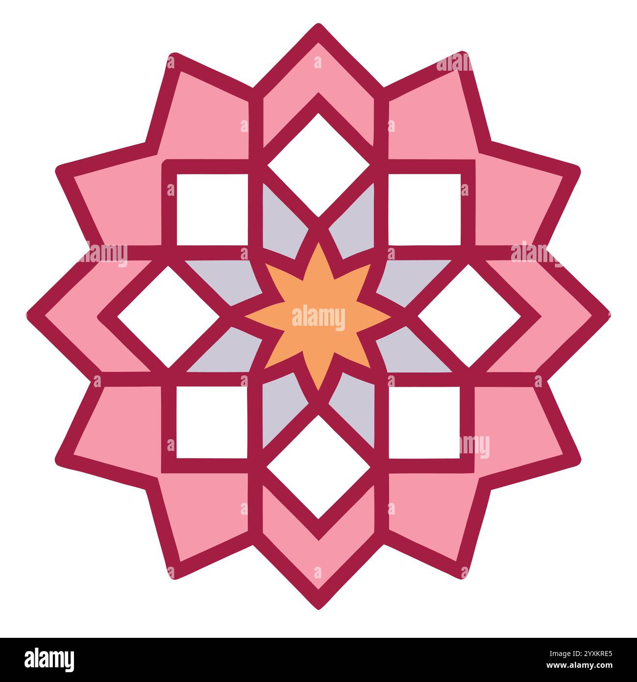 Beautiful Islamic Geometric Pattern - Elegant Arabic Star Design for ...