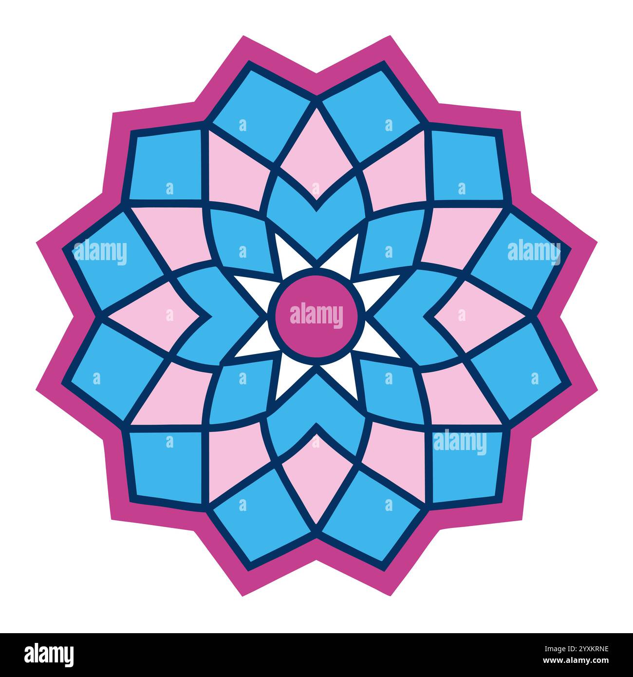 Beautiful Islamic Geometric Pattern - Elegant Arabic Star Design for ...