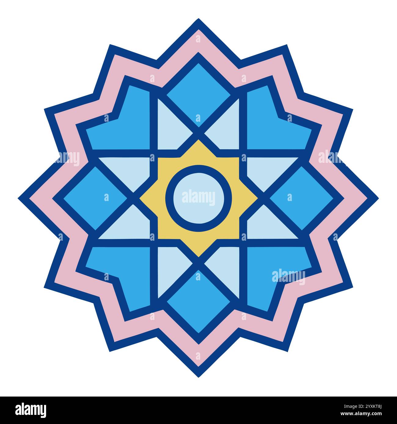 Beautiful Islamic Geometric Pattern - Elegant Arabic Star Design for ...