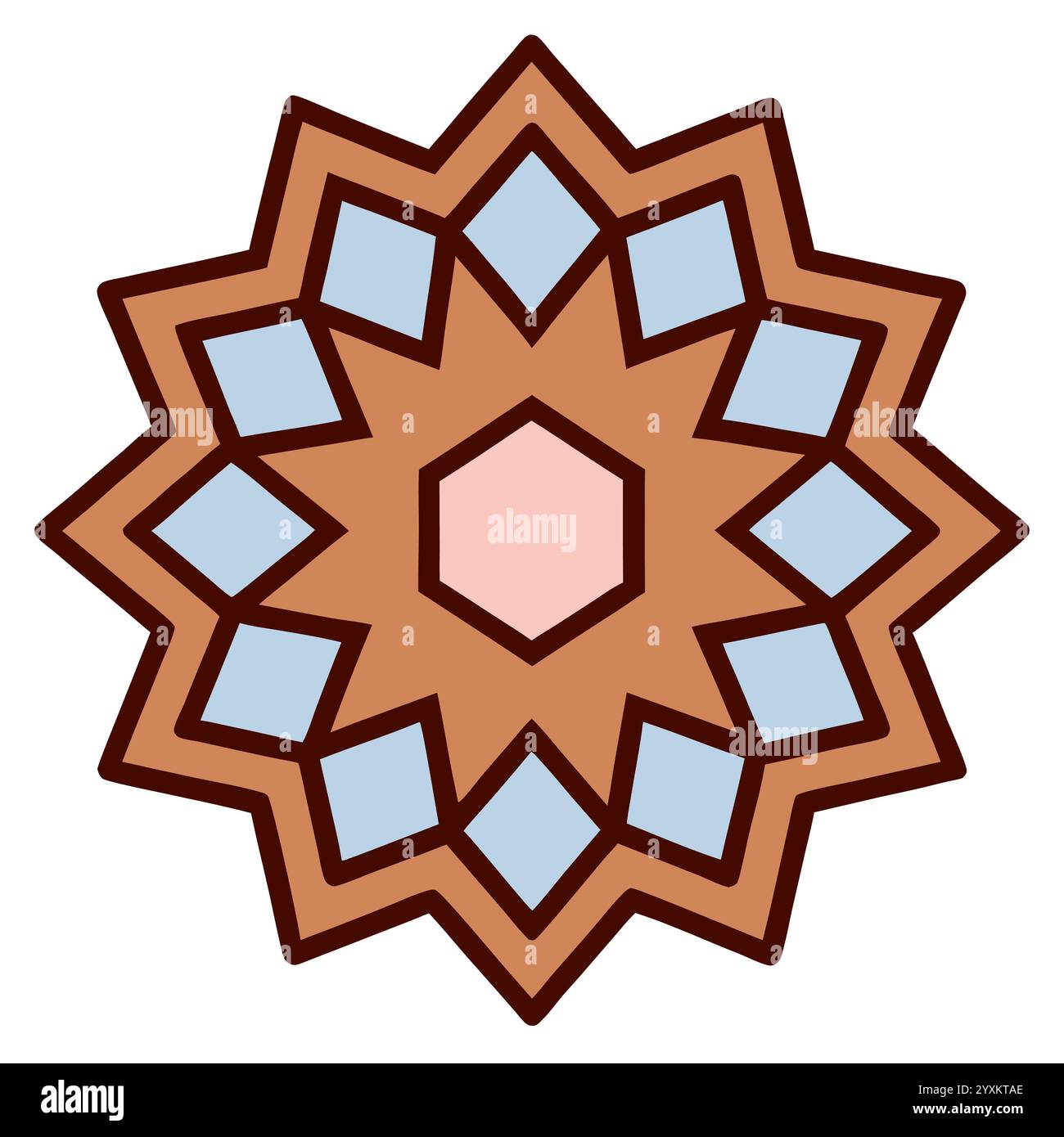 Beautiful Islamic Geometric Pattern - Elegant Arabic Star Design for ...