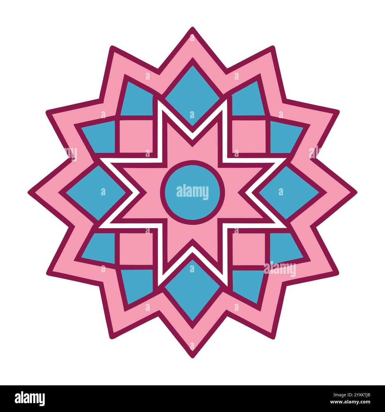 Beautiful Islamic Geometric Pattern - Elegant Arabic Star Design for ...