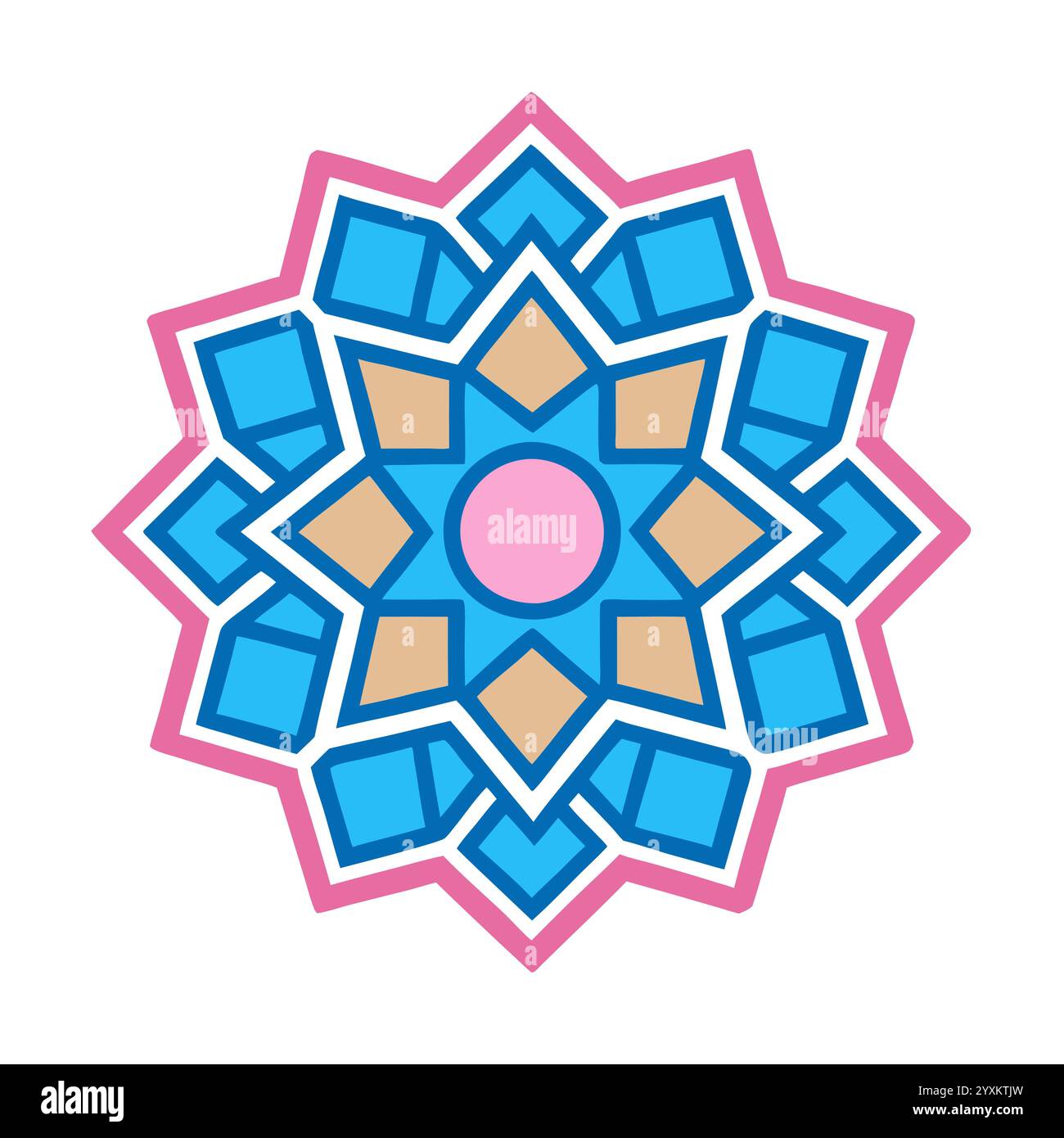 Beautiful Islamic Geometric Pattern - Elegant Arabic Star Design for ...