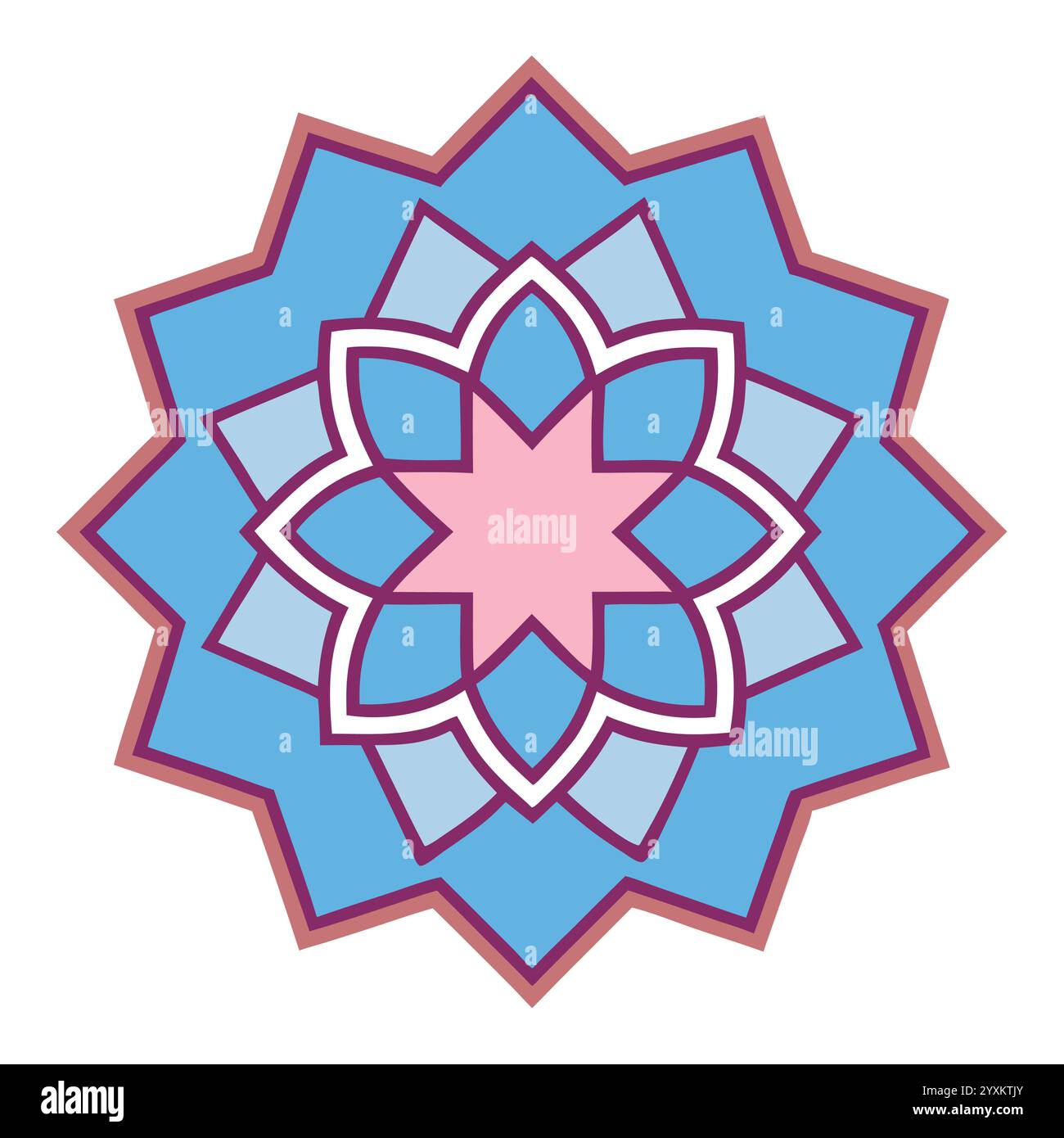 Beautiful Islamic Geometric Pattern - Elegant Arabic Star Design for ...