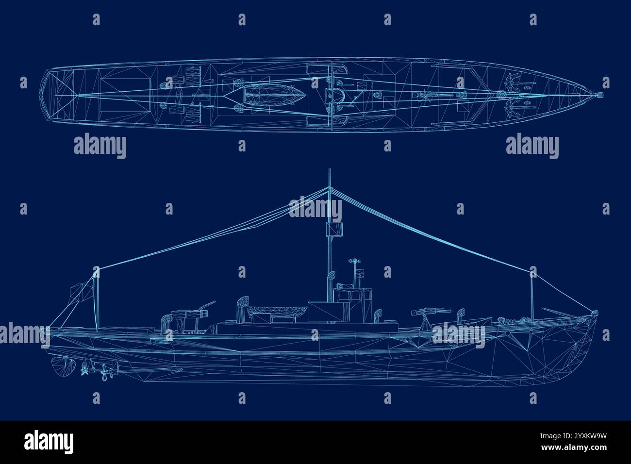 Warship front Stock Vector Images - Alamy
