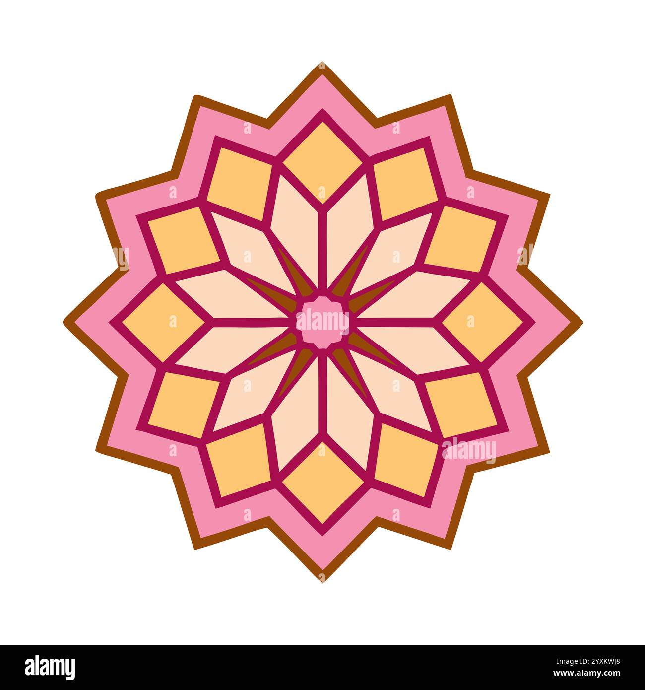 Beautiful Islamic Geometric Pattern - Elegant Arabic Star Design for ...