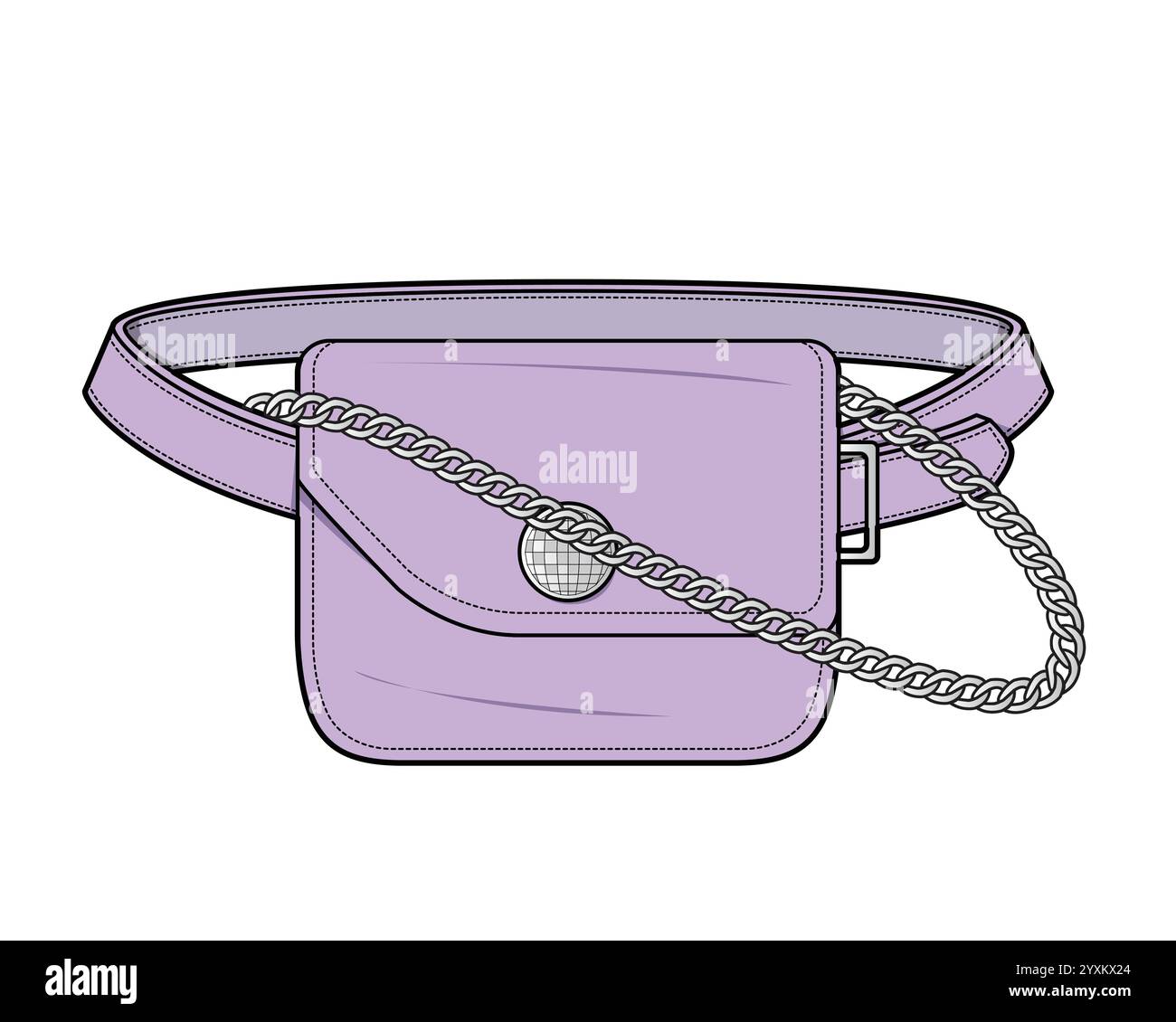 Women shoulder bag template hi-res stock photography and images - Alamy